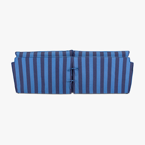 Cocobella 3.5 Seater Sofa in Coastal Blue Stripe - Hand Made in USA ...